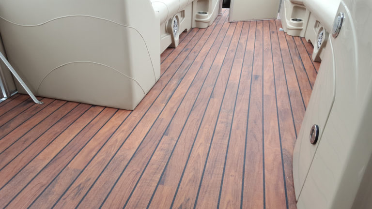 Imaged Pontoon and Boat Flooring | BLT - Vinyl Marine Flooring